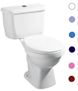 2 pc. Green Single Flush Round Acuacer Toilet Push Button Flush Located ...