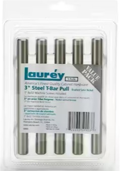 3 in. T-Bar Pull 5 pc. Ergonomic Design. - H540515434