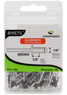 Short Aluminium Rivet 100 pc. - H541426518